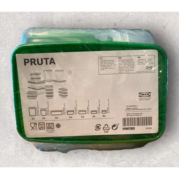 Pruta | Kitchen | Pruta By Ikea 7 Piece Food Storage Set Plastic New | Poshmark